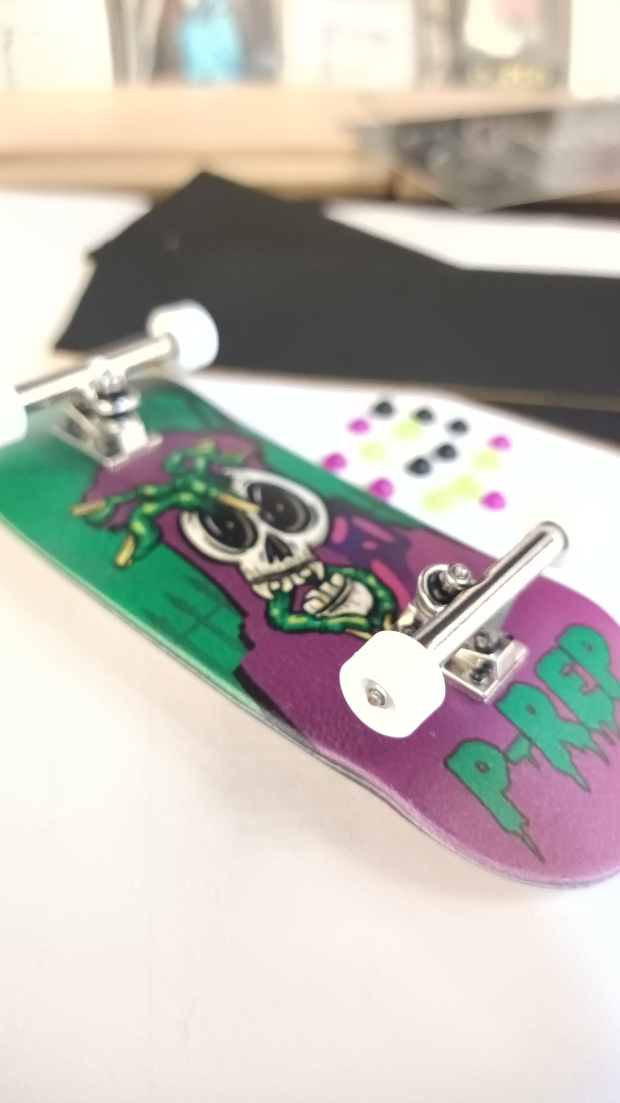P-REP 36mm x 97mm V2 Pro Performance Complete - Skull Fingers – Broken Knuckle Fingerboards